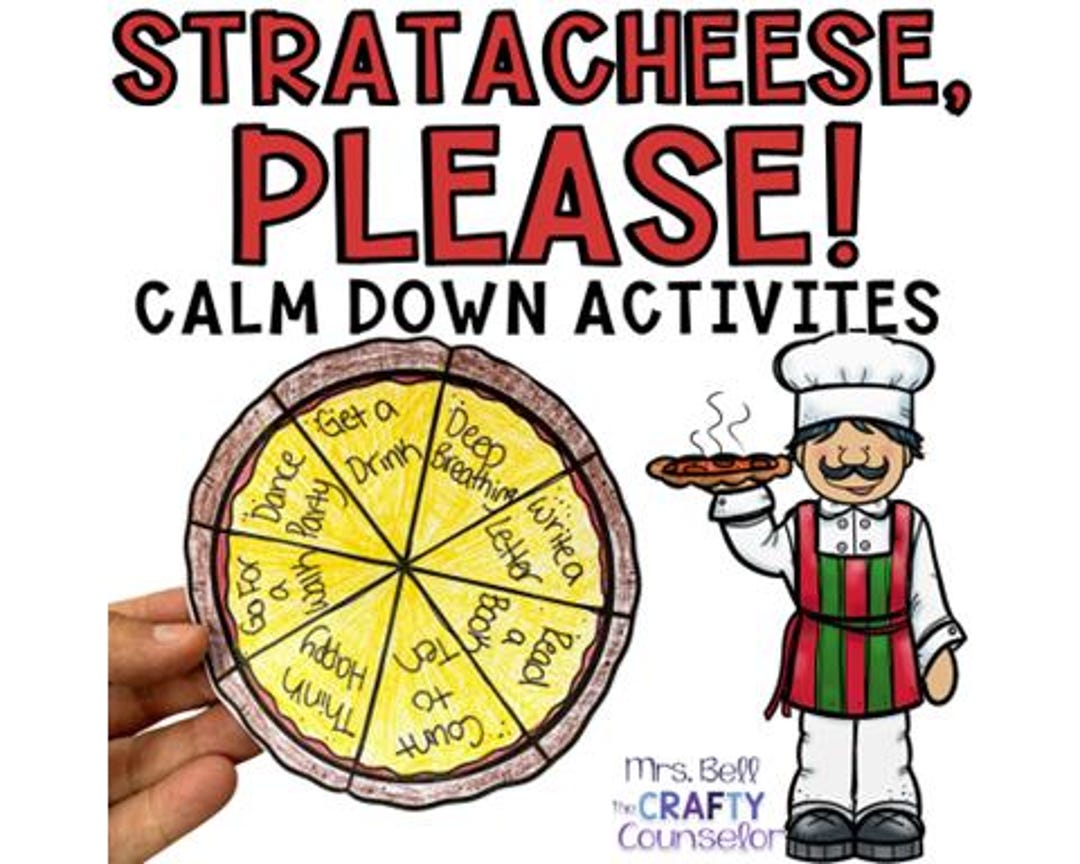 Anger Management Calming Strategies & Coping Skills Activity Elementary ...