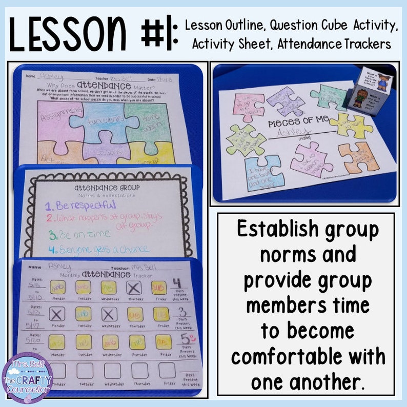 Student Attendance Intervention | Six-week Small Group Lesson Plan - Etsy