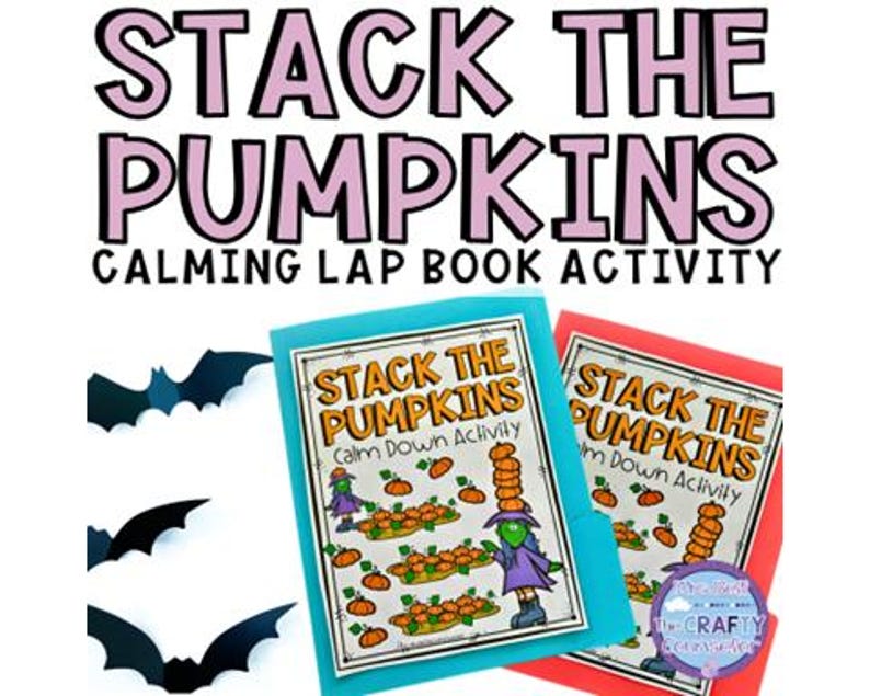 Halloween Lapbook - SEL Fall Activity for Calming Strategies & Coping ...
