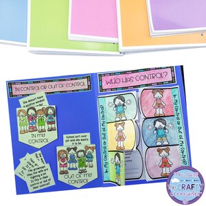 Girl's Group Interactive Notebook for Anger Management & Self Control ...