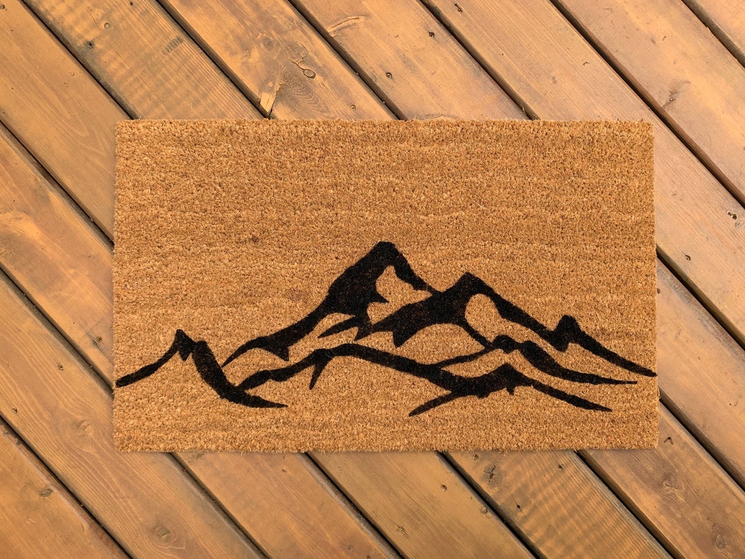 Mountains Doormat - Etsy