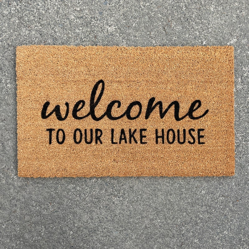 Lake House Doormat - Etsy