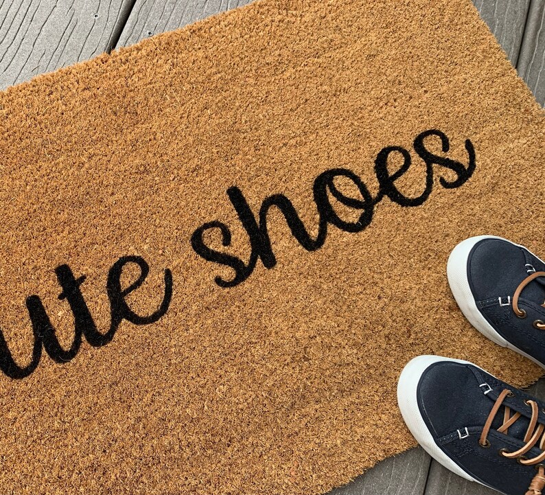 Cute Shoes Doormat - Etsy