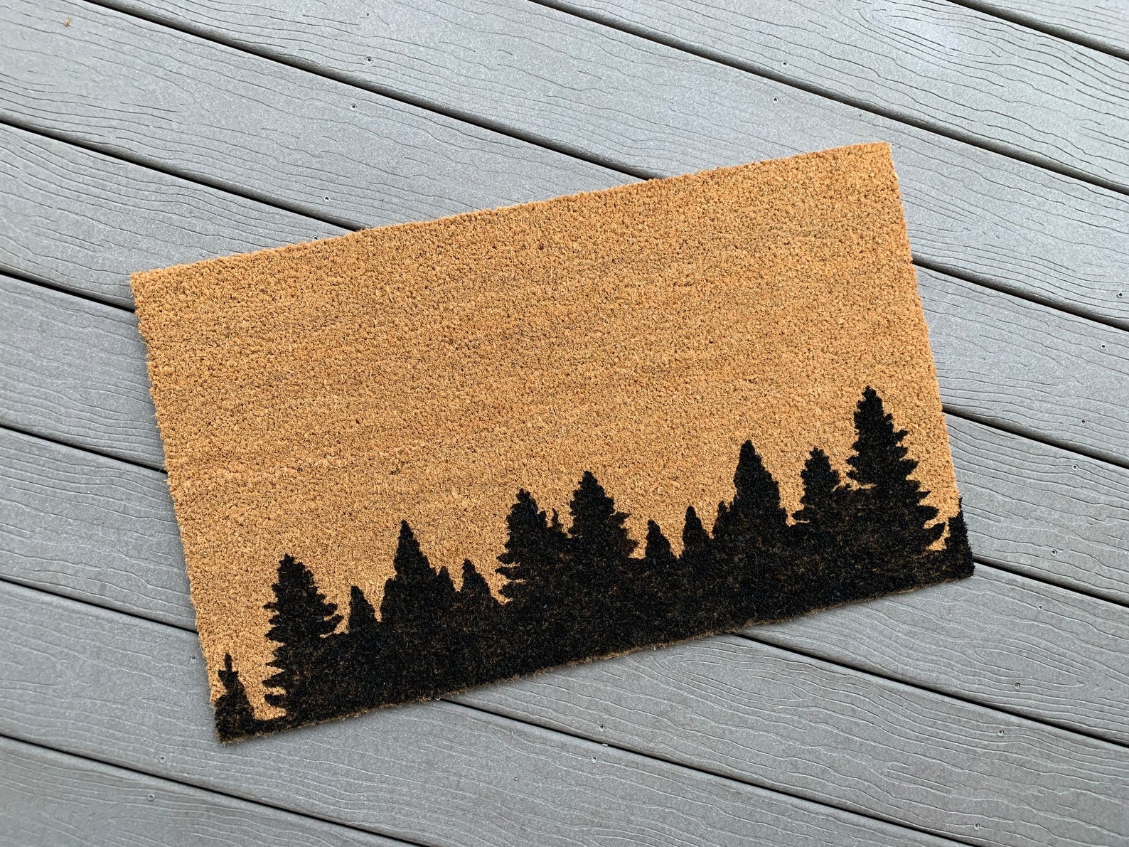 Tree Tops Doormat - Etsy Canada