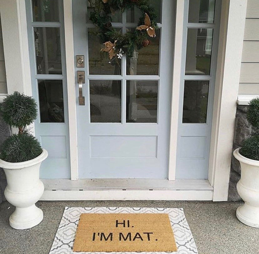 Hi I'm Mat Doormat - Etsy Canada