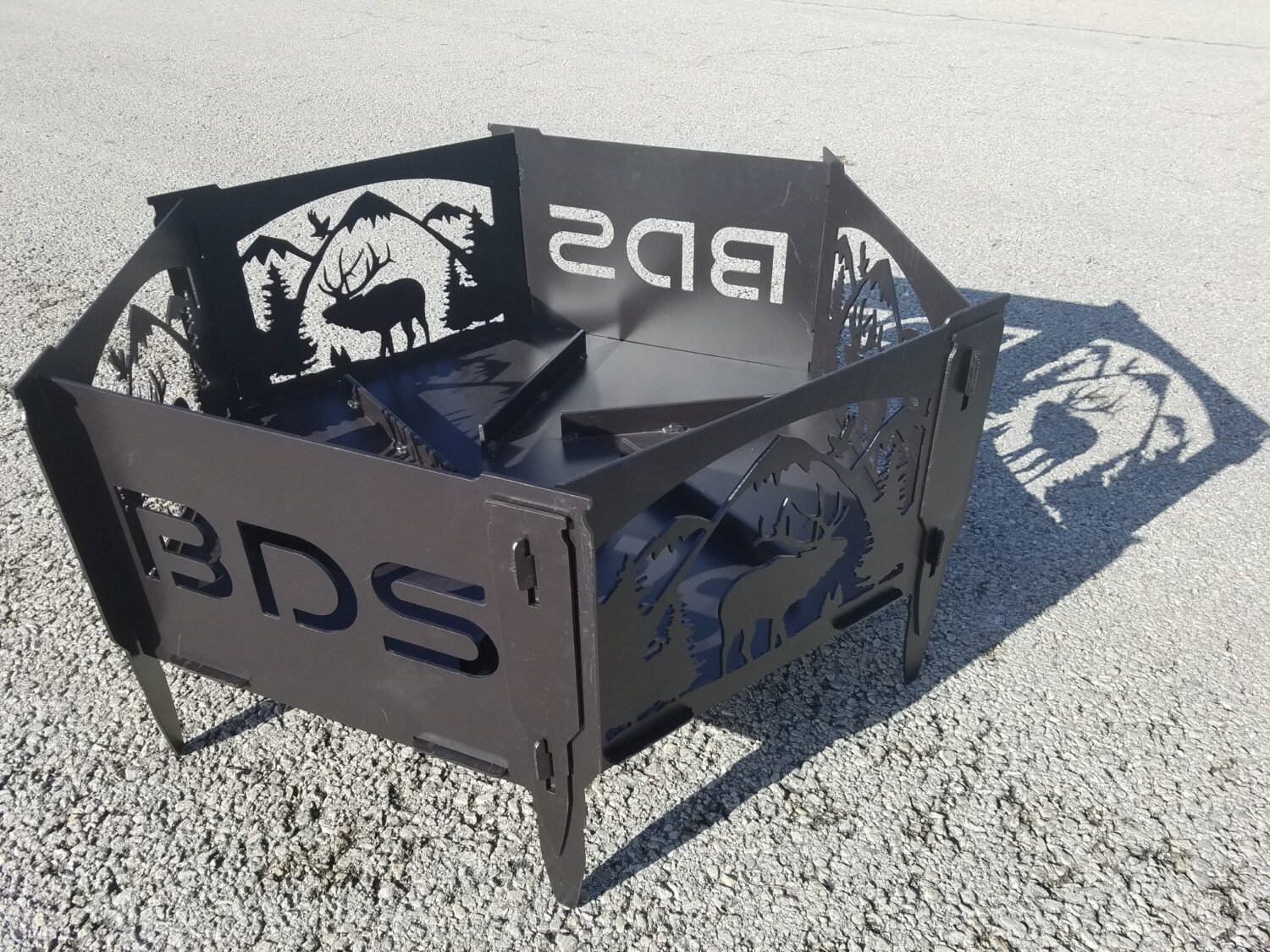 Fire Pit With Personalized Panels - Etsy