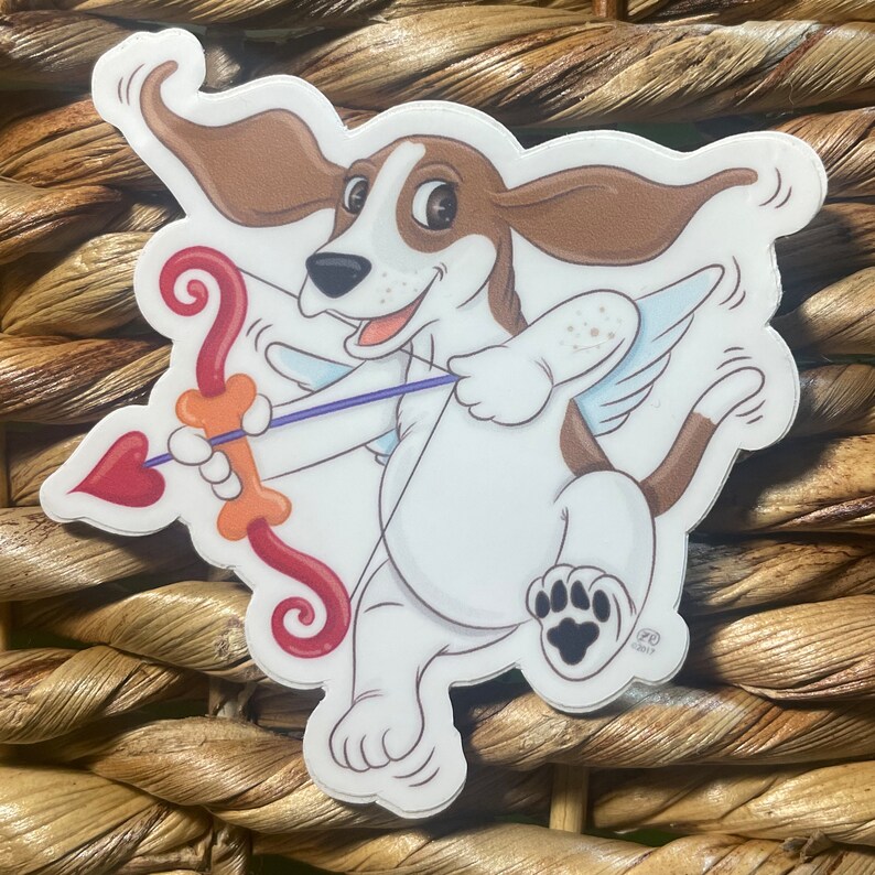 Basset Hound Character Sticker Pack, Dog Stickers, Hound Dog Stickers ...