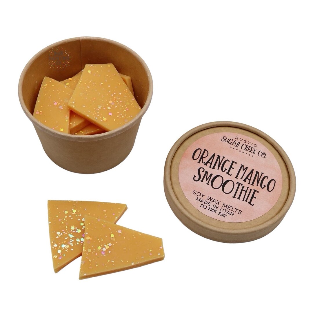 Orange Mango Smoothie Snap Bars Brittle Wax Melts for Warmer Ice Cream ...