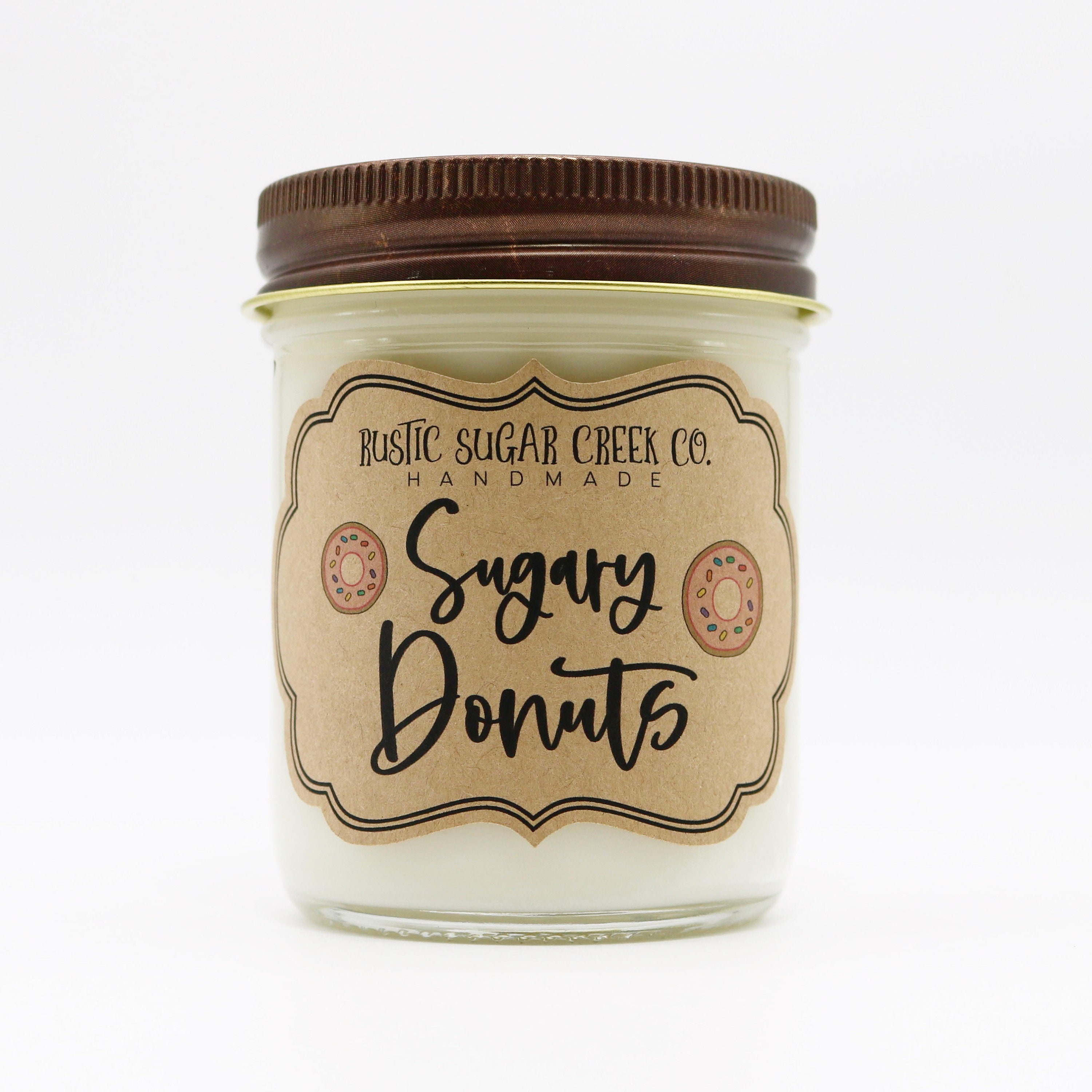 Sugary Donuts Scented Candle Donut Candle Donut Gifts Birthday - Etsy
