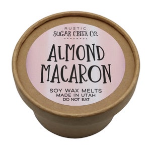 Almond Macaron Wax Melt Brittle for Wax Warmer: Bakery Food-shaped - Etsy