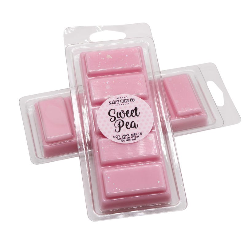 Floral Pea Snap Bar Scented Wax Melts for Warmer: Home Fragrance, Sweet ...