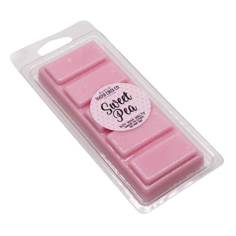 Floral Pea Snap Bar Scented Wax Melts for Warmer: Home Fragrance, Sweet ...