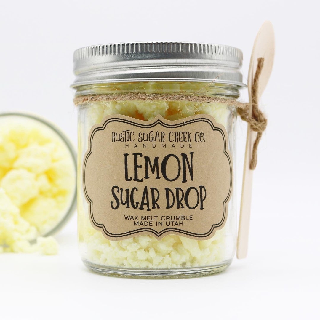 Lemon Sugar Drop Wax Melt Crumble Scented Wax Melts for Warmer Wax ...