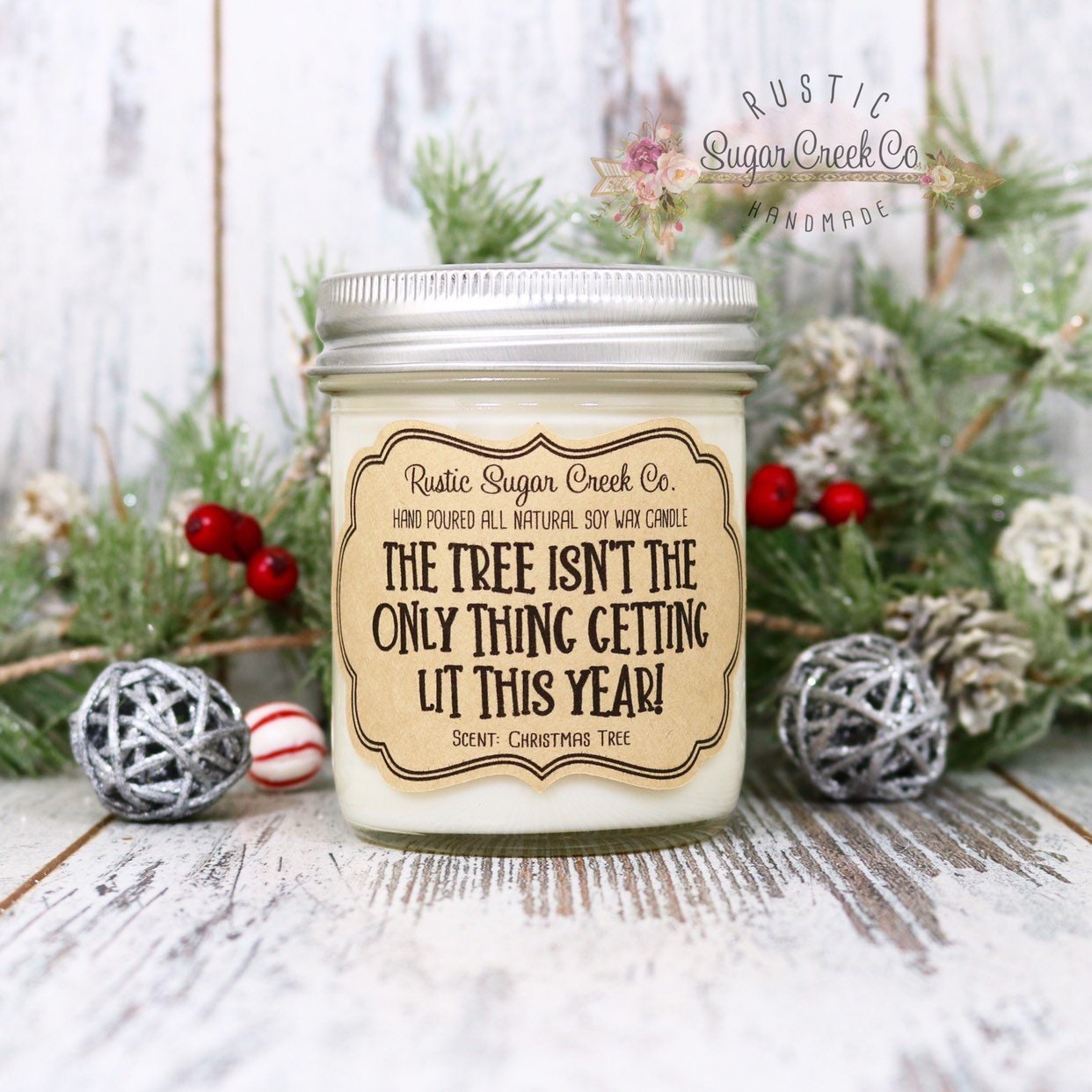 The Tree Isn't the Only Thing Getting Lit This Year Christmas Candle 3 ...