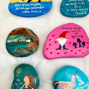 Super SALE Painted Rocks 26 Varieties of Painted Rocks SALE Positive ...