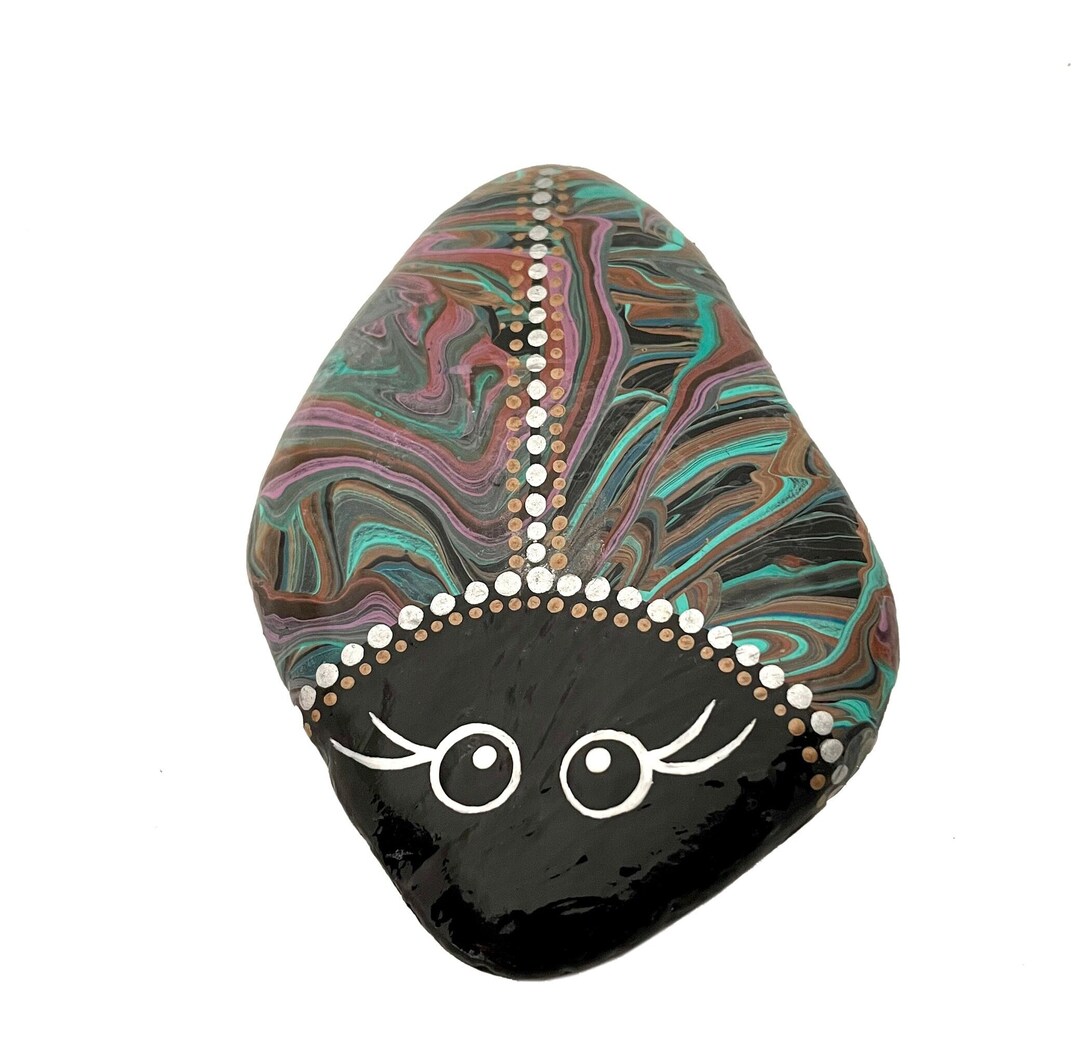 Beetle Painted Rock Bug Painted Rock - Etsy