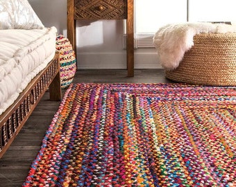 Indian Handmade Hand Braided Bohemian Ivory Colour Cotton | Etsy