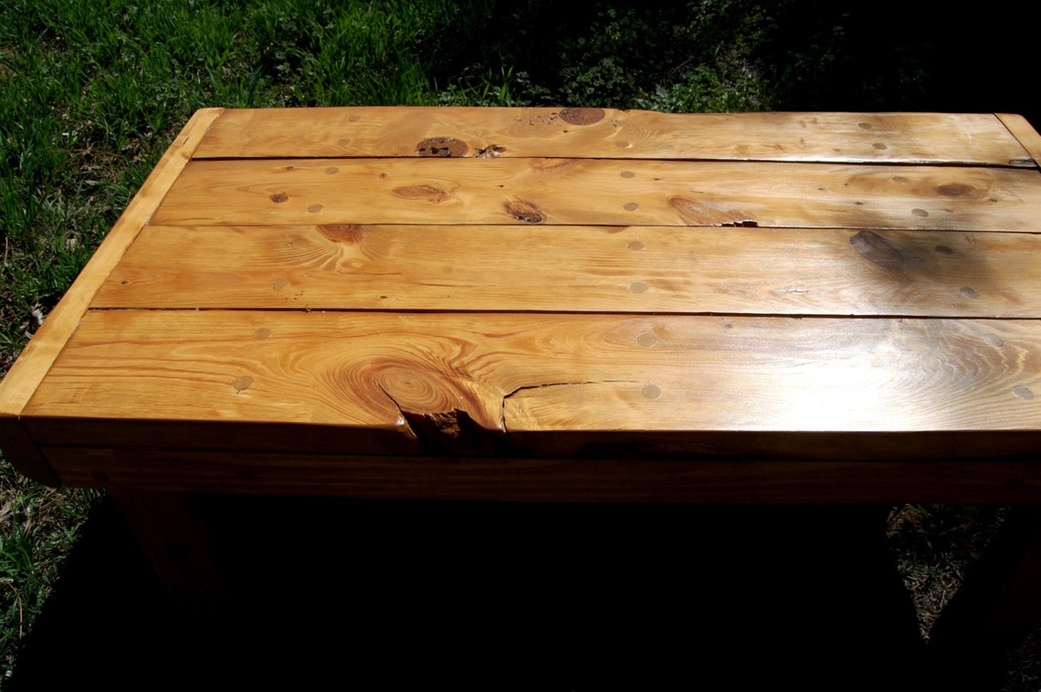 Reclaimed Wood Coffee Table - Etsy