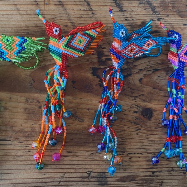 Beaded Hummingbird - Etsy