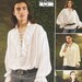 Simplicity 3758 - Front Lacing Poet Shirt Pattern - Size XS-XL (30-48 ...