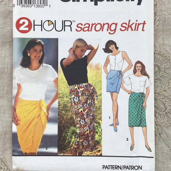 Sarong Skirt Pattern - Etsy