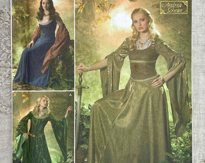 Simplicity 4940 Medieval Elven Fantasy Costume Pattern With Deep ...