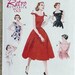 Simplicity 9536 Reissued 1950s Sweetheart Neckline Sundress With ...