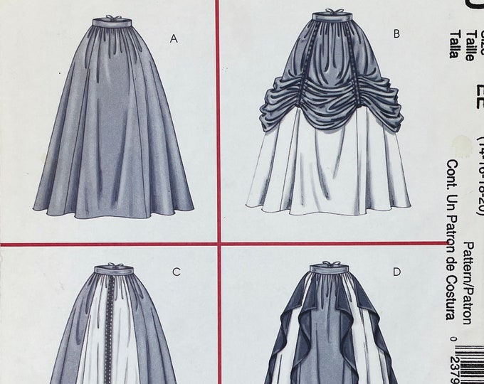 Mccall's 4090 - Renaissance Skirt Pattern - Size 10-16 OR Size 14-20 ...