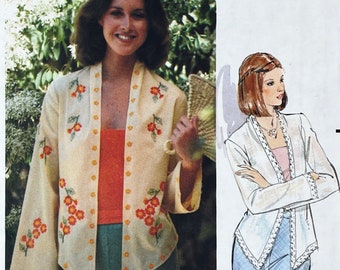 Vogue 2756 Jean Muir 1970s Romantic High Waisted Couturier Dress ...