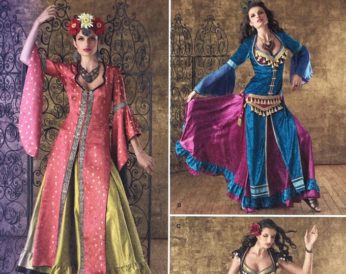 Simplicity 2159 Belly Dancing Ghawazee Coat and Belts Costume Pattern ...