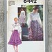 Simplicity 8442 - 1970s Gunne Sax Style Romantic Skirt and Blouse ...