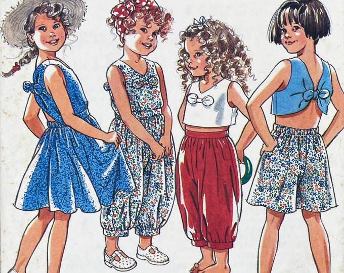 New Look 6727 - 1990s Youth Sundress, Crop Top, Parachute Pants ...