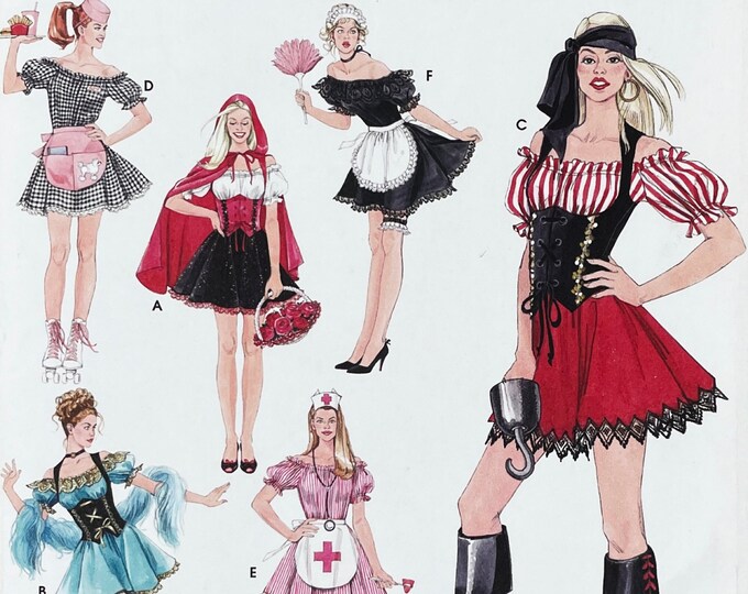 Simplicity 3618 - Maid, Riding Hood, Nurse, Waitress, Pirate, and Old ...