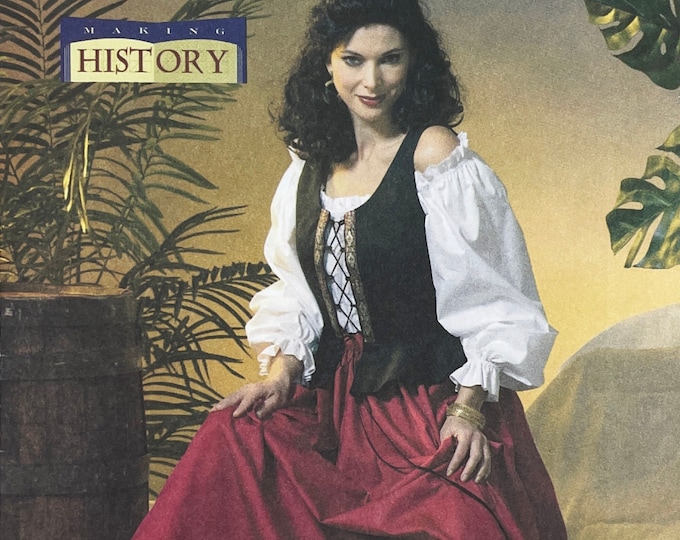 Butterick 4483 - Pirate, Medieval Wench and Fortune Teller Costume ...