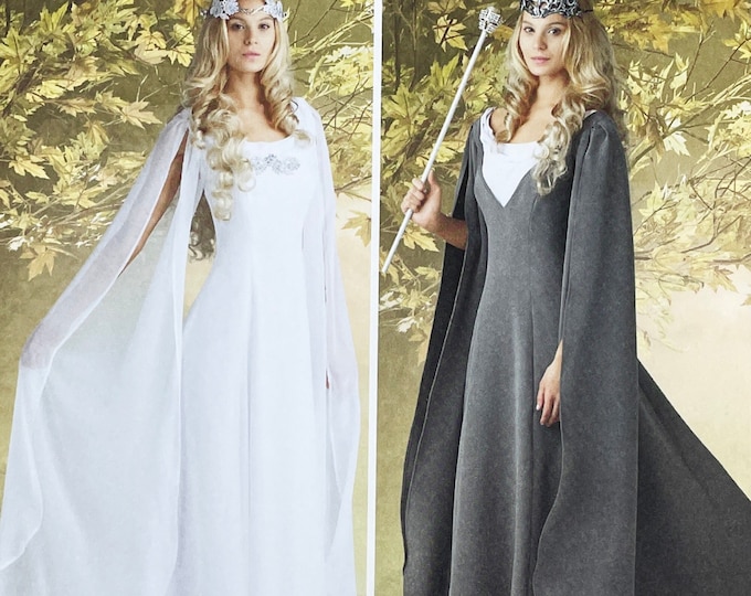 Simplicity 8735 - Renaissance off the Shoulder Gown Pattern - Size 10 ...