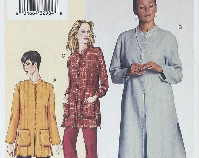 Vogue 7397 - Sandra Betzina Standing Collar Tunic and Pants Pattern ...