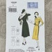 Vogue 9346 - Reissued 1940s Yoke Dress Pattern With Starburst Back ...
