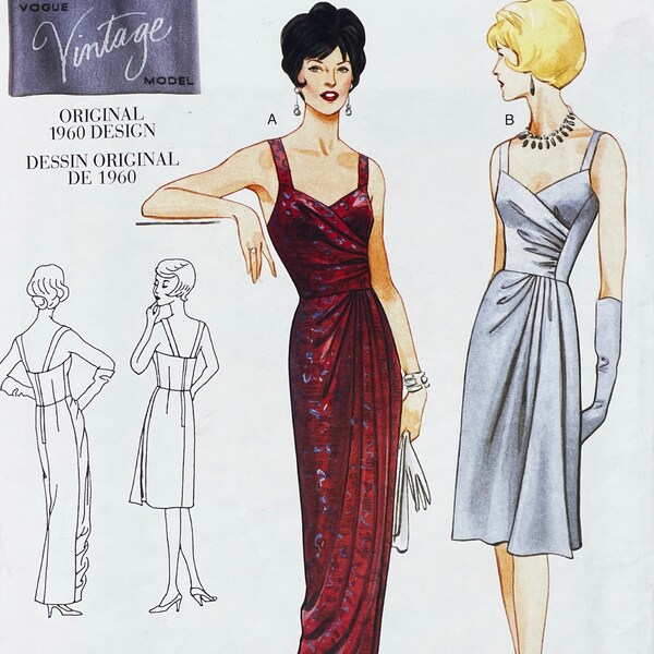 Draped Dress Pattern - Etsy