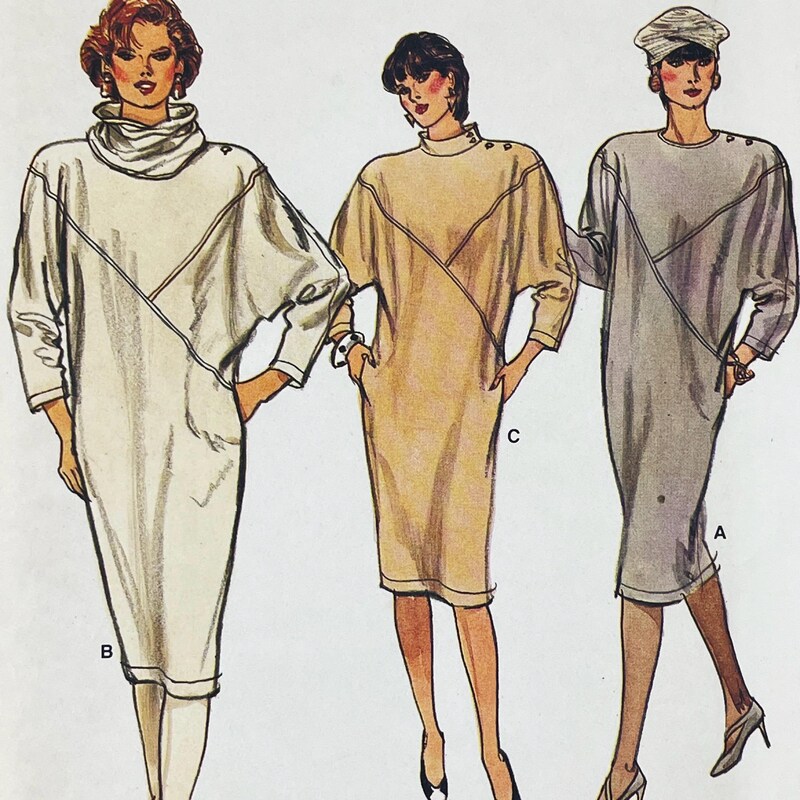 1980s Dress Pattern - Etsy
