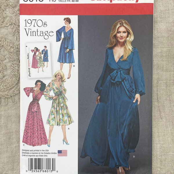 70s Dress Pattern - Etsy