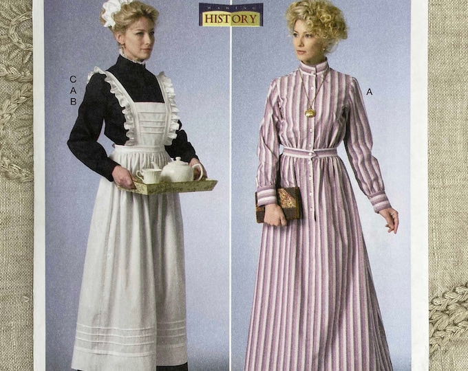 Butterick 6229 Making History Edwardian Day Dress and Maid - Etsy