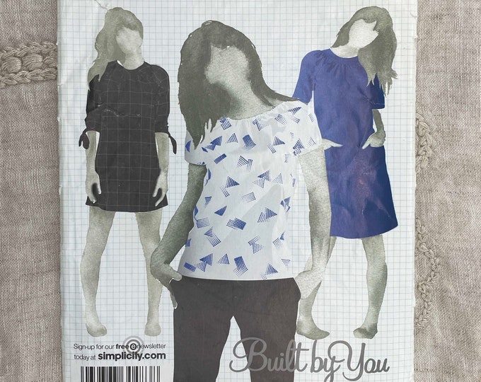 Simplicity 3835 - Built by Wendy Dress, Mini Dress or Top Pattern ...