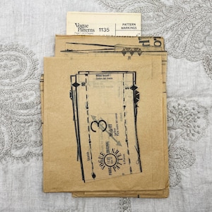 Vogue 1135 - Emanuel Ungaro 1970s Back Paneled Goddess Evening Dress ...