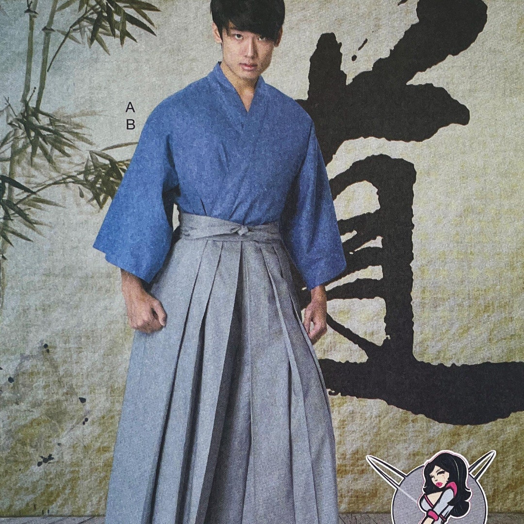 Mccall's 7525 Yaya Han Kimono and Hakama Pleated Pants Pattern Size S ...