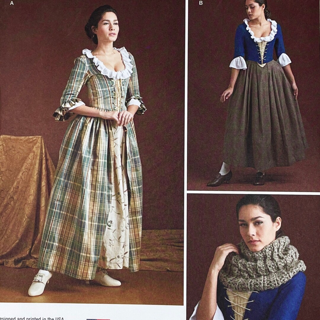 Simplicity 8161 - 18th Century Cosplay Pattern - Size 14-22 - Uncut (FF ...