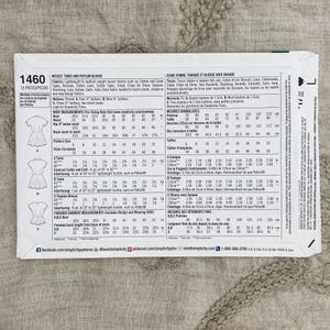 Simplicity 1460 - Reissued 1950's Peplum Tunic and Blouse Pattern ...