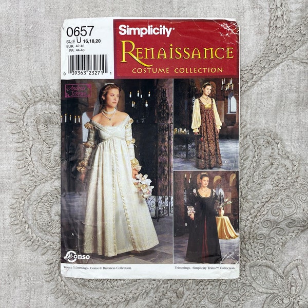 Renaissance Sewing Patterns - Etsy