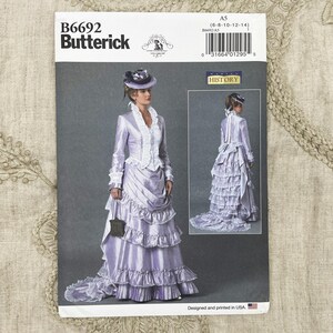 Butterick 6692 - Making History Late Victorian Jacket and Skirt Pattern ...