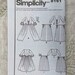 Simplicity 8161 18th Century Cosplay Pattern Size 6-14 or 14-22 Uncut ...