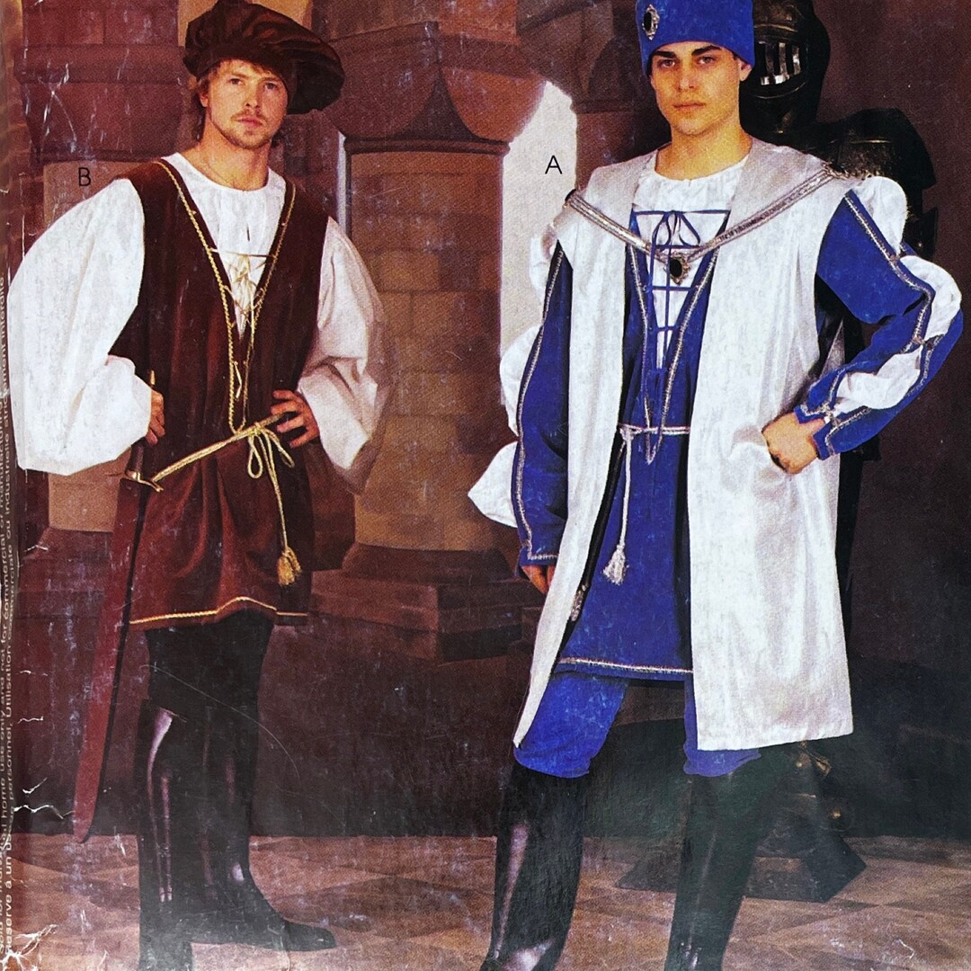 Mccall's 2802 - Mens Renaissance Costume Pattern - Size S-M or L-XL ...